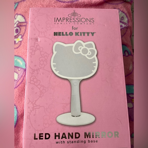 Impressions | Other | Hello Kitty Led Handheld Makeup Mirror With ...